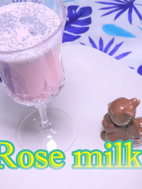Rose milk recipe | how to make instant Rose milk | Summer drink recipe ...